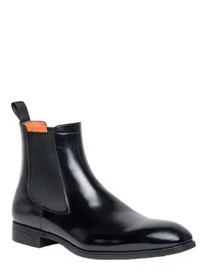 Santoni Santoni Detoxify Chelsea Boot Black Leather