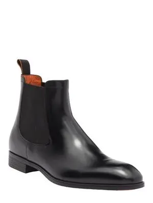 Santoni Detoxify Chelsea Boot - Black