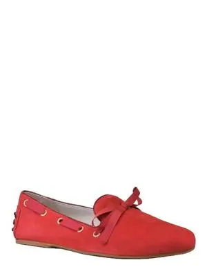 AMALFI BY RANGONI Delta Loafer - Red Cashmere Suede