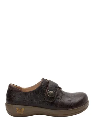 ALEGRIA Joleen Leather Shoe Flutter Choco Leather