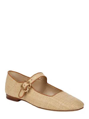 Sam Edelman Sam Edelman Michaela Mary Jane Flat Bleached Beechwood