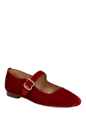 Sam Edelman Sam Edelman Michaela Mary Jane Flat Bright Scarlet