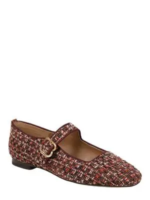Sam Edelman Sam Edelman Michaela Mary Jane Flat Coffee Multi