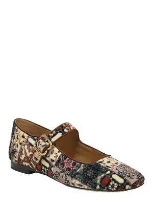 Sam Edelman Sam Edelman Michaela Mary Jane Flat Ivory Multi