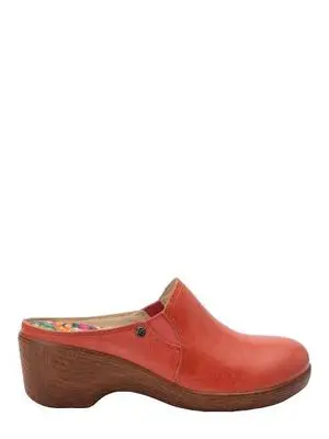 ALEGRIA BY PG LITE Alegria By PG Lite Serenti Platform Clog Aged Poppy Leather