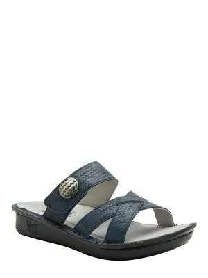 ALEGRIA BY PG LITE Alegria By PG Lite Victoriah Slide Sandal Basketry Navy