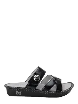 ALEGRIA BY PG LITE Alegria By PG Lite Victoriah Slide Sandal Black Patent Leather
