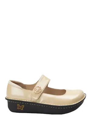 ALEGRIA Alegria By PG Lite Paloma Platform Mary Jane Brooch Leather