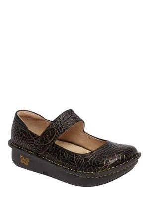 ALEGRIA Paloma Platform Mary Jane - Chestnut