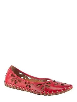 SPRING STEP SHOES Rayely Loafer - Red Leather