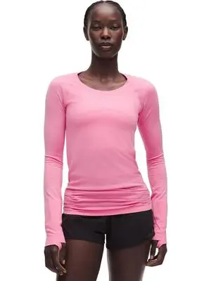 Lululemon Swiftly Tech Long-Sleeve Shirt 2.0 Candy Cloud/candy Cloud