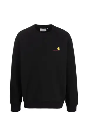 Carhartt Work In Progress Embroidered-logo Jumper - Black