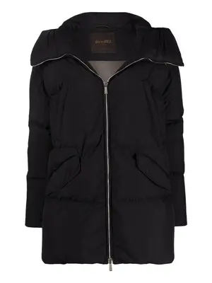 MOORER Tepa Padded Coat - Black