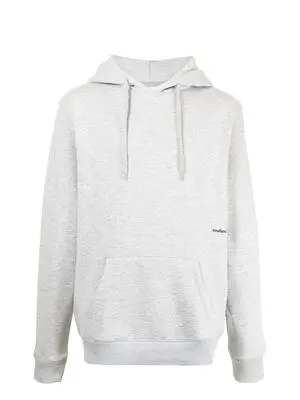 SOULLAND Side Logo Print Hoodie - Grey