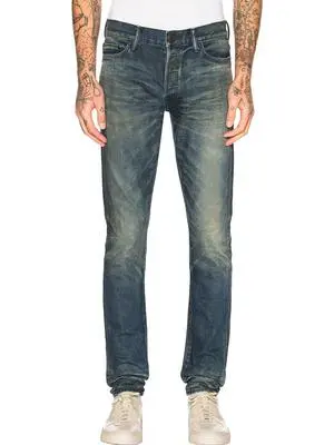 John Elliott The Cast 2 Skinny Jeans In Medium Wash - Nimbus