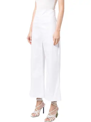 SILVIA TCHERASSI Piped Trim High-Waisted Trousers