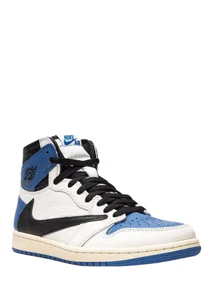 JORDAN X Travis Scott Air 1 High Sp Fragment Sneakers - White