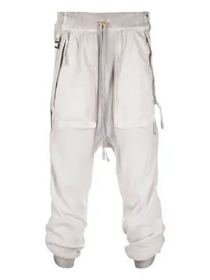 Boris Bidjan Saberi Drawstring-waist Trousers - Grey