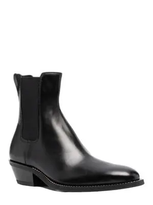TOD'S Western Ankle Boots - Black