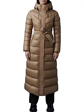 Mackage Calina Down Maxi Coat Camel