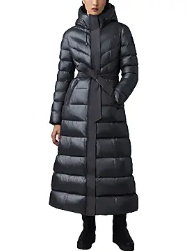 Mackage Calina Down Maxi Coat Carbon