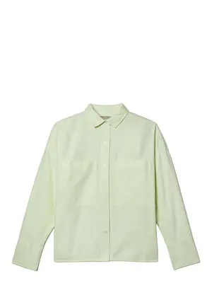 Everlane Boxy Oxford Shirt Green