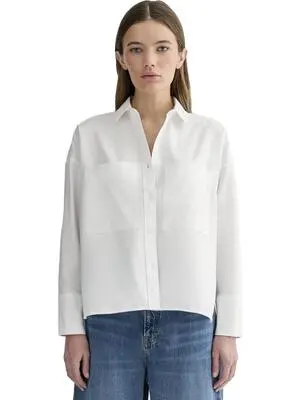 Everlane Boxy Oxford Shirt - White