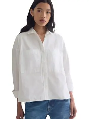 Everlane Everlane Boxy Oxford Shirt White