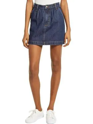 LEEM Denim Miniskirt