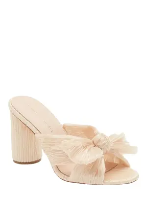 LOEFFLER RANDALL Loeffler Randall Penny Knotted Lamé Sandal Almond