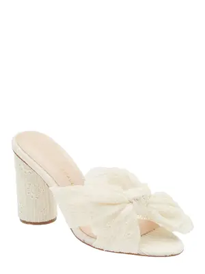 LOEFFLER RANDALL Loeffler Randall Penny Knotted Lamé Sandal Pearl Broderie