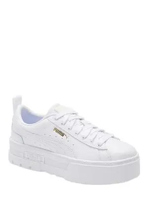 PUMA Mayze Classic Platform Sneakers - Puma White