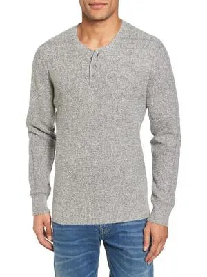 SCHOTT Thermal Henley - Heather Grey