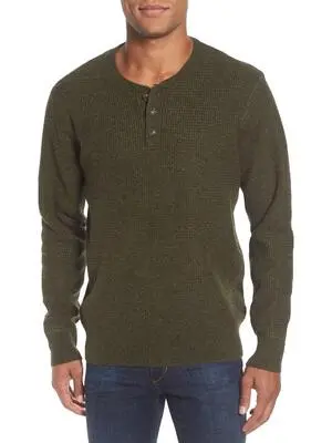 SCHOTT Thermal Henley - Moss Green