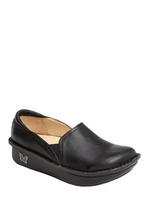 ALEGRIA BY PG LITE Debra Clog Black Nappa