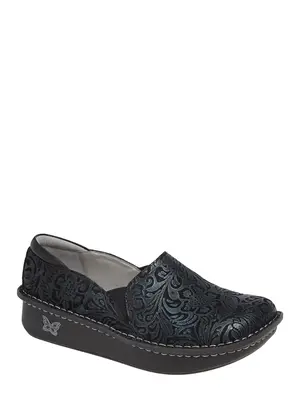 ALEGRIA BY PG LITE Debra Clog Navy Swish Leather