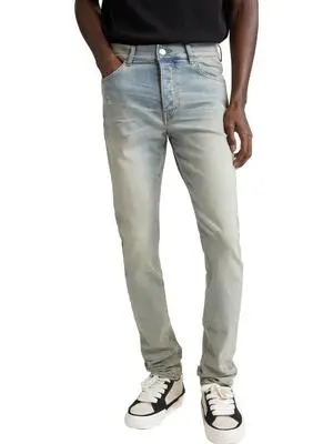 Amiri Stack Slim Fit Jeans - Antique Indigo
