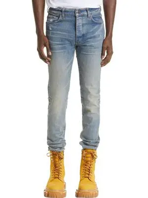 Amiri AMIRI Stack Slim Fit Jeans Clay Indigo