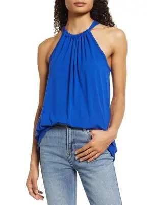 Loveappella Halter Neck Tank - Cobalt