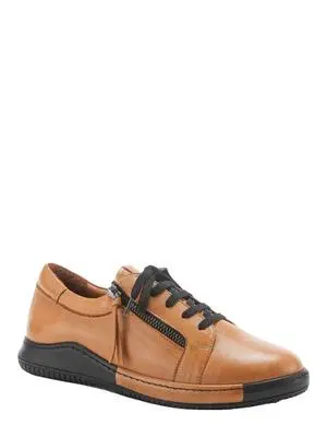 SPRING STEP SHOES Yana Leather Sneakers - Camel