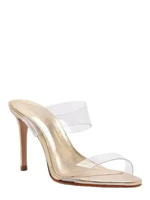 Schutz Ariella Stiletto Sandal - Platinum