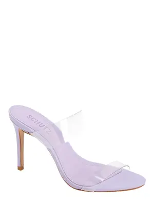 Schutz Ariella Stiletto Sandal Smoky Grape