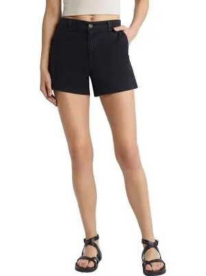 Ag Caden Tailored Trouser Shorts Sulfur Black