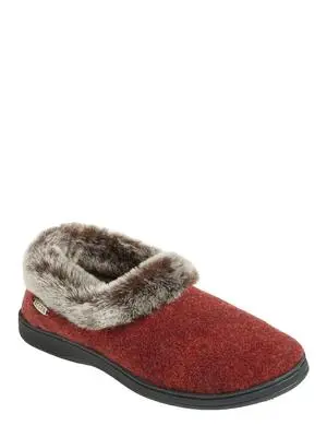 Acorn Faux Fur Slipper - Crackleberry