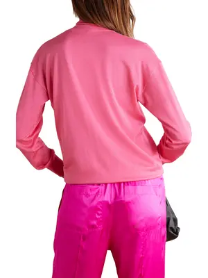 TOM FORD TOM FORD Cashmere And Silk-blend Turtleneck Sweater Pink
