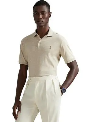 Polo Ralph Lauren Classic Fit Soft Cotton Polo Shirt - Dune Tan