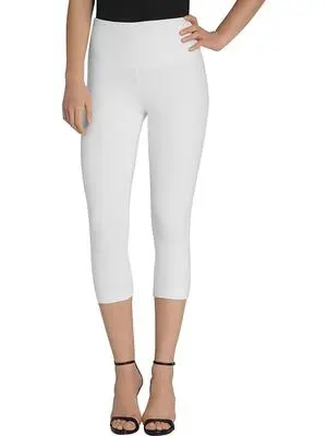 Lyssé Denim Capri Leggings - White