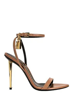 TOM FORD Naked Padlock 105 Sandal - Flesh