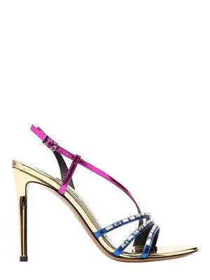 Alexandre Vauthier 110mm Rhinestone-embellished Sandals - Pink