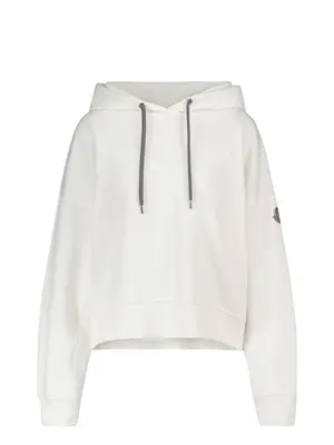 Moncler Cotton-blend Hoodie - White